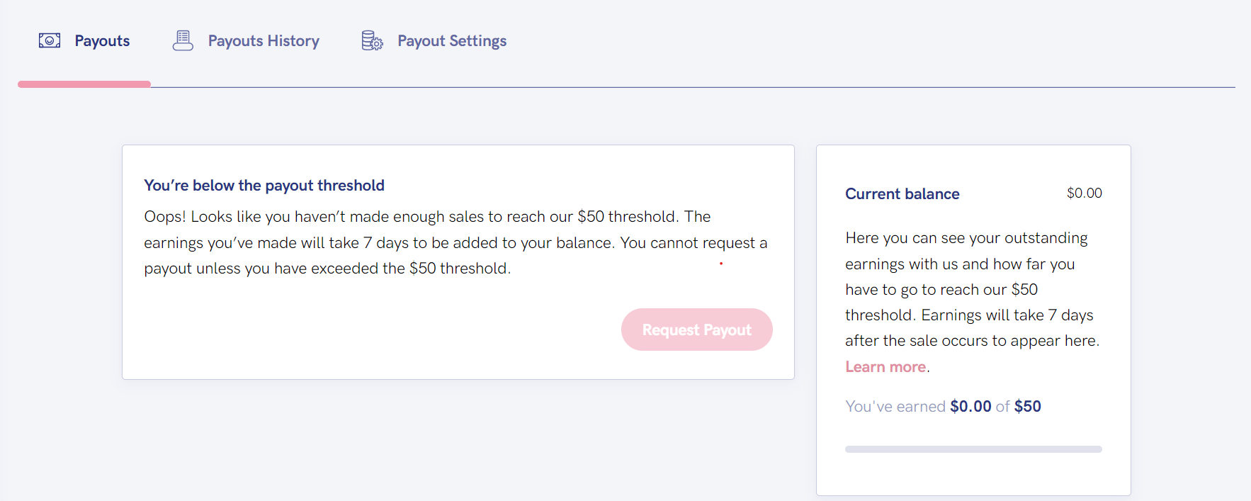 Getting paid – PUSH Support Hub
